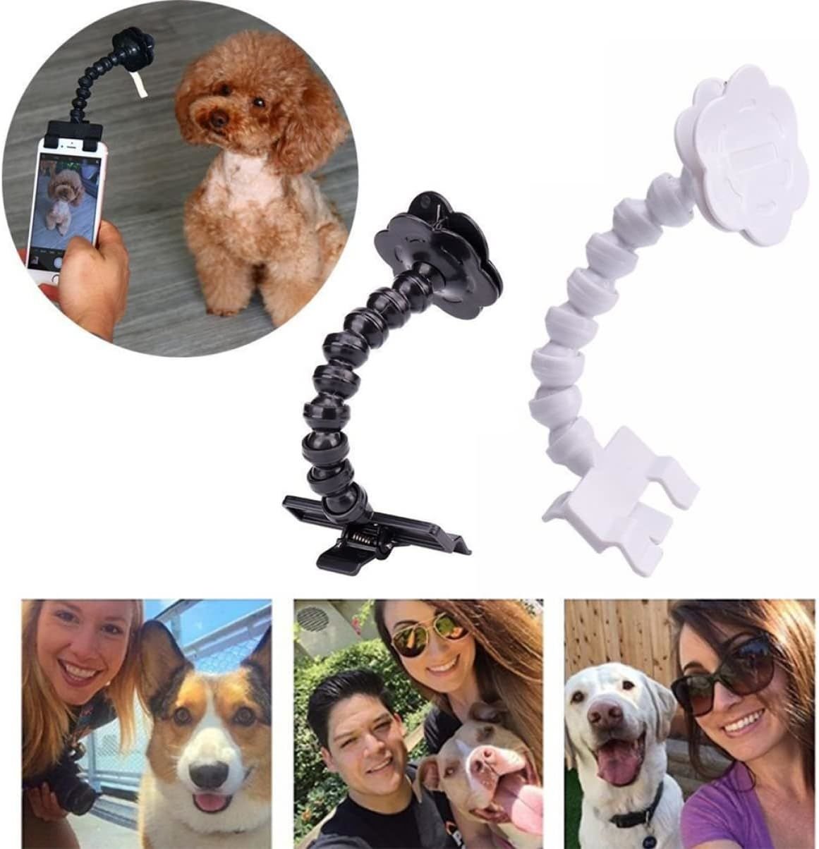 Cell Phone Pet Selfie Stick, Flexible Dog Selfie Stick Rod Cat Photo ...